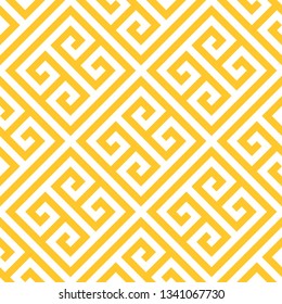 Seamless Yellow White Diagonal Ancient Greek Stock Vector (Royalty Free ...