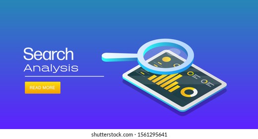 Search Analysis Tool Digital Marketing Seo Stock Vector (Royalty Free ...
