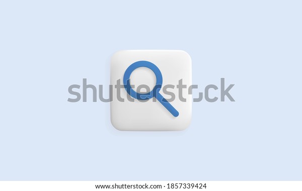 Search App Icon White Rounded Square Stock Vector (Royalty Free ...