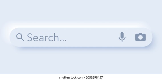 Search Bar Graphic Design Element Modern Stock Vector (Royalty Free ...