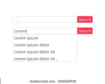 User Login Form Menu Page Interface Stock Vector (Royalty Free) 1736803589