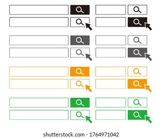 Search Box Vector Illustration Search Bar Stock Vector (Royalty Free ...