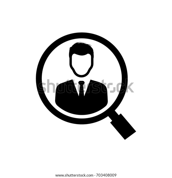 Search Employee Icon Stock Vector (Royalty Free) 703408009 | Shutterstock