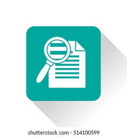 Vektor Stok Search File Icon Find Document Symbol (Tanpa Royalti ...