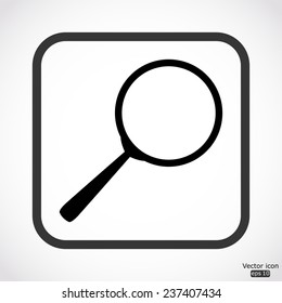 Search Icon Black Vector Illustration Stock Vector (Royalty Free ...
