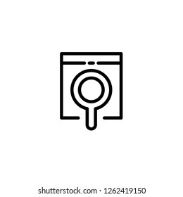 Search Icon Magnifier Logo User Interface Stock Vector (Royalty Free ...