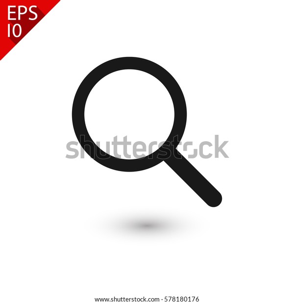 Suchsymbol. Eines der gesetzten Web-Symbole