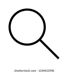 Search Icon Search Magnifying Glass Icon Stock Vector (Royalty Free ...