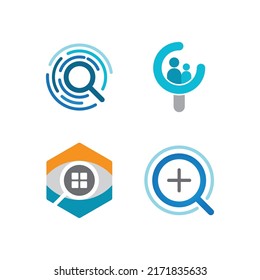 Search Logo Vector Template Illustration Design Stock Vector (Royalty ...
