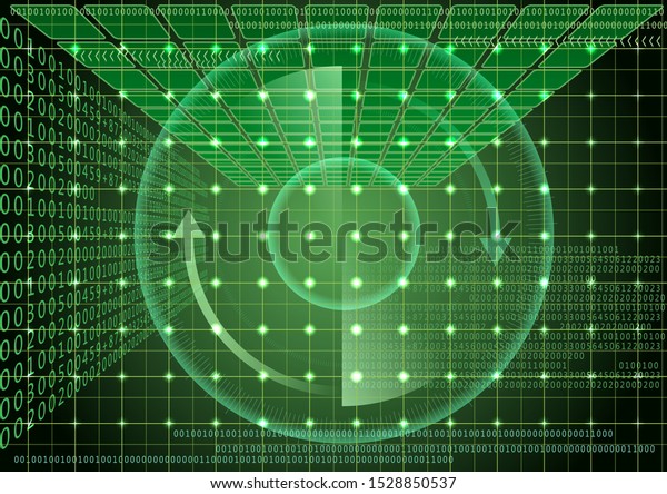 Search Scanning System Color Radar Design Stock Vector (Royalty Free ...