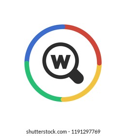 Search Word App Icon Stock Vector (Royalty Free) 1191297769 | Shutterstock