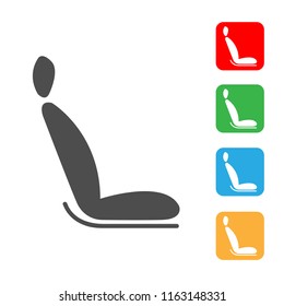 Seat Chair Icon Stock Vector (Royalty Free) 1163148331 | Shutterstock