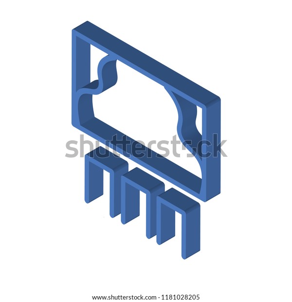 Seat Isometric Left Top View 3d Stock Vector (Royalty Free) 1181028205 ...