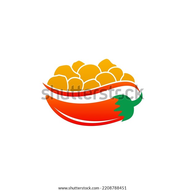 Seblak Chili Logo Vector Stock Illustration Stock Vector (Royalty Free ...