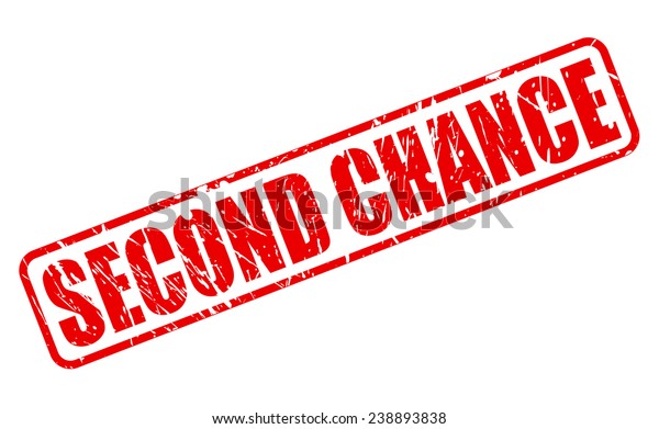 Second Chance Red Stamp Text On Stock Vector (Royalty Free) 238893838