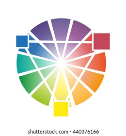 Secondary Colors Wheel Stock Vector (Royalty Free) 440376166 | Shutterstock