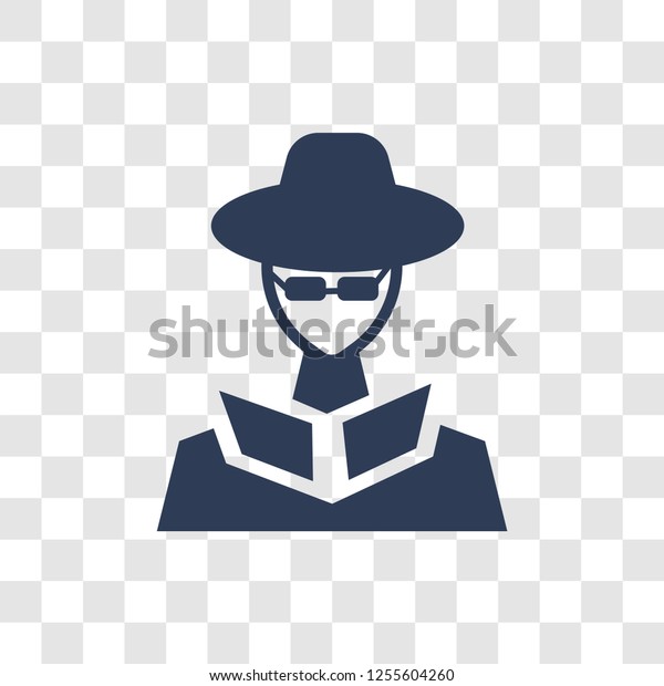 Secret Agent Icon Trendy Secret Agent Stock Vector (Royalty Free ...