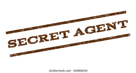 Secret Agent Watermark Stamp Text Tag Stock Vector (Royalty Free ...