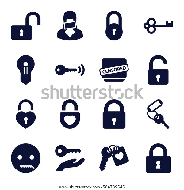 Secret Icons Set Set 16 Secret 库存矢量图（免版税）584789545 | Shutterstock