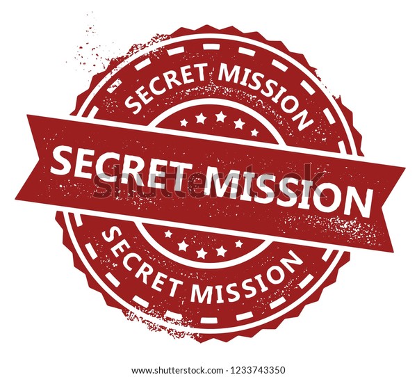 Secret Mission Stamp Stock Vector (Royalty Free) 1233743350 | Shutterstock