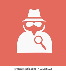 Secret Service Agent Icon Stock Vector (Royalty Free) 403286122 ...