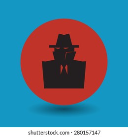 Secret Spy Symbol Vector Illustration Stock Vector (Royalty Free ...