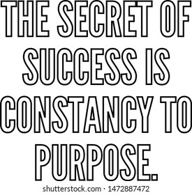 Secret Success Constancy Purpose Stock Vector (Royalty Free) 1472887472 ...