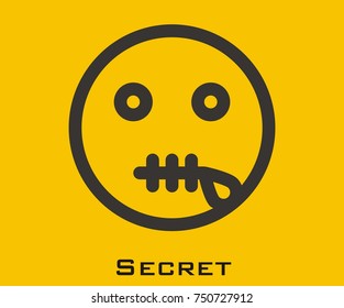 Emoticon Template Face Expression Icon Vector Stock Vector (Royalty ...