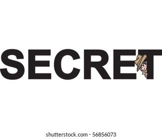 Secret Word Stock Vector (Royalty Free) 56856073 | Shutterstock