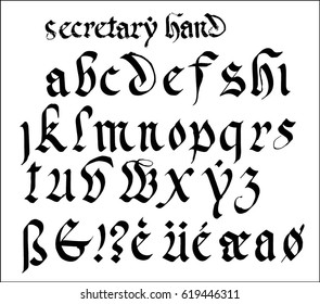 Secretary Hand Stock Vector (Royalty Free) 619446311 | Shutterstock