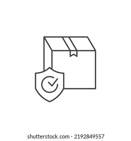 Secure Delivery Icons Symbol Vector Elements Stock Vector (Royalty Free ...