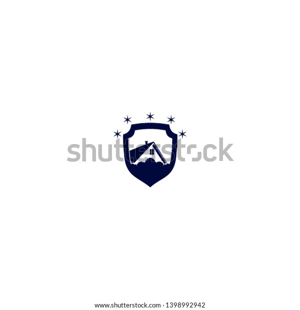 Secure Real Estate Logo Design Vector Stock Vector (Royalty Free ...
