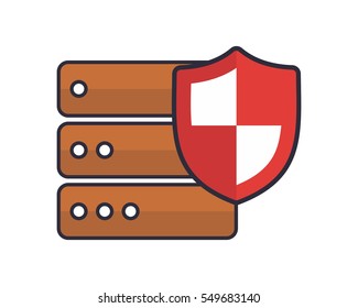 Secure Safety Protect Defend Shield Image Stock Vector (Royalty Free ...