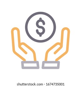 Secure Vector Color Line Icon Stock Vector (Royalty Free) 1674735001 ...