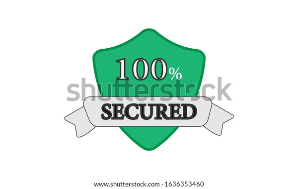 Secured Vector Symbol Design Icon Stock Vector (Royalty Free ...