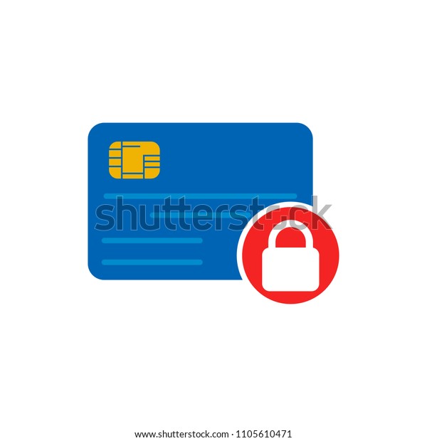 Security Card Logo Icon Design Stock Vector (Royalty Free) 1105610471 ...