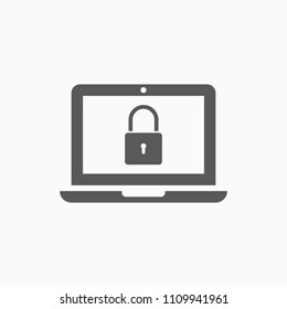 Security Laptop Icon Stock Vector (Royalty Free) 1109941961 | Shutterstock