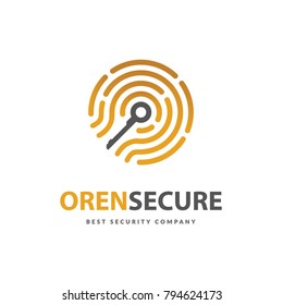 Security Logo Suitable Security Technology Company Stock Vector ...