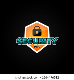 Security Software Logo Design Shield Colorful Stock Vector (Royalty ...