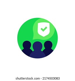 Security Team Vector Icon People Stock Vector (Royalty Free) 2174503083 ...