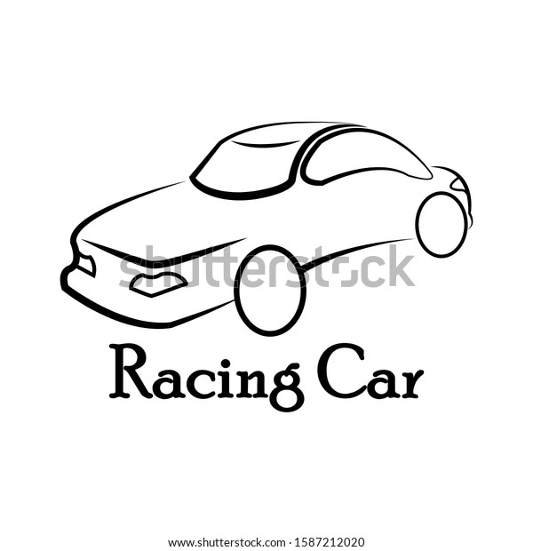 Sedan Car Logo Hand Drawn Style Stock Vector (Royalty Free) 1587212020 ...