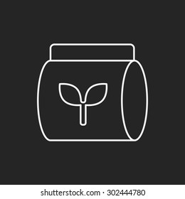 Seed Line Icon Stock Vector (Royalty Free) 302444780 | Shutterstock
