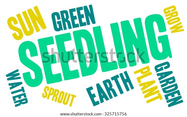 Seedling Word Cloud On White Background Stock Vector (Royalty Free) 325715756 | Shutterstock