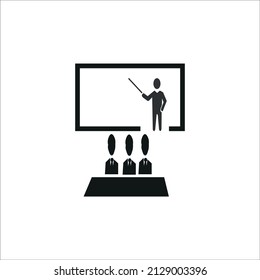 Seminar Lecture Icon Vector Graphics Stock Vector (Royalty Free ...