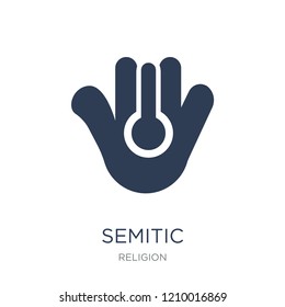 Semitic Neopaganism Icon Trendy Flat Vector Stock Vector (Royalty Free ...