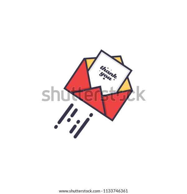 Sending Email Icon: vector de stock (libre de regalías) 1133746361 ...