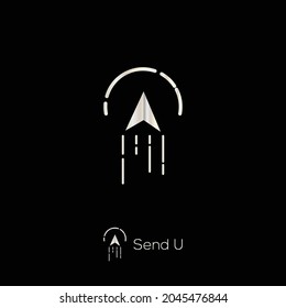 Sending Logo Icon Template Send You Stock Vector (Royalty Free ...