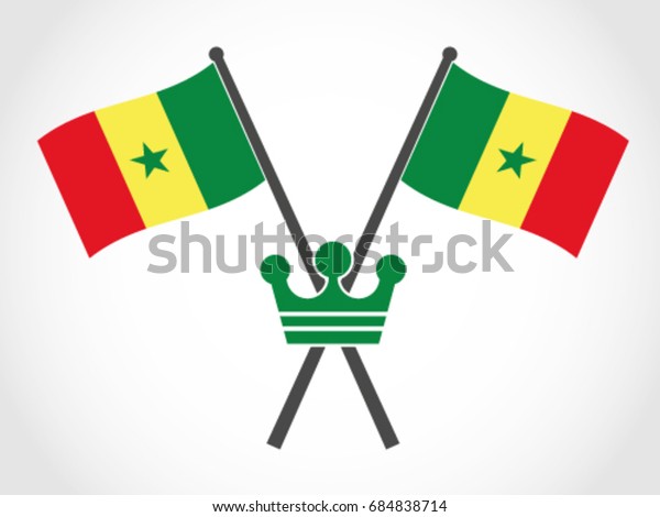 Senegal Emblem Kingdom Crown Stock Vector (Royalty Free) 684838714 ...