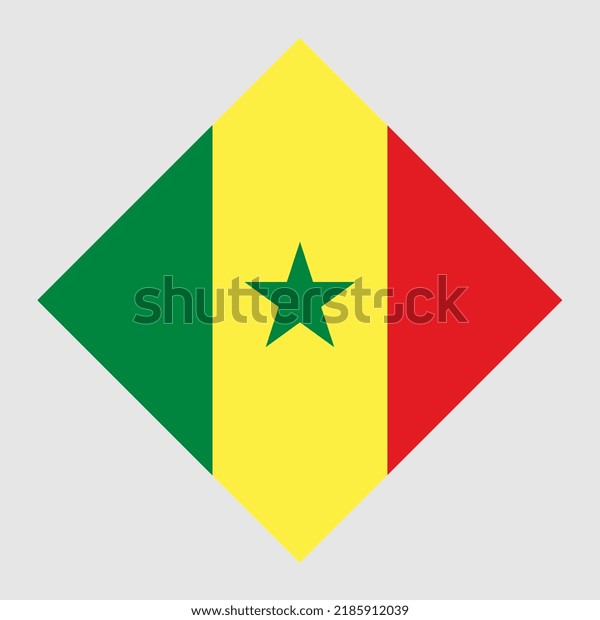 Senegal Flag Official Colors Vector Illustration Stock Vector (Royalty ...