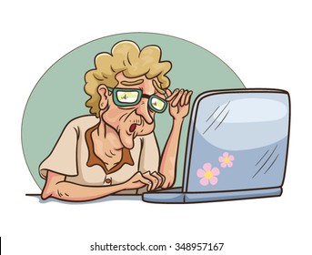 120,119 Old woman cartoon Images, Stock Photos & Vectors | Shutterstock